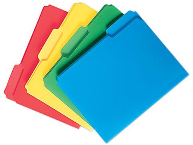 Smead 10500 Waterproof Poly File Folders, 1/3 Cut Top Tab, Letter ... Smead 10500 Waterproof Poly File Folders, 1/3 Cut Top Tab, Letter ...
