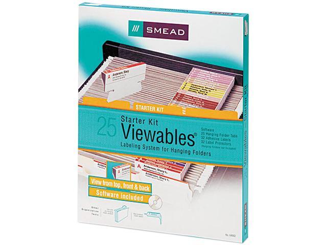 Smead 64902 Viewables Color Labeling System, Hanging Folders, 3 1/2 ...