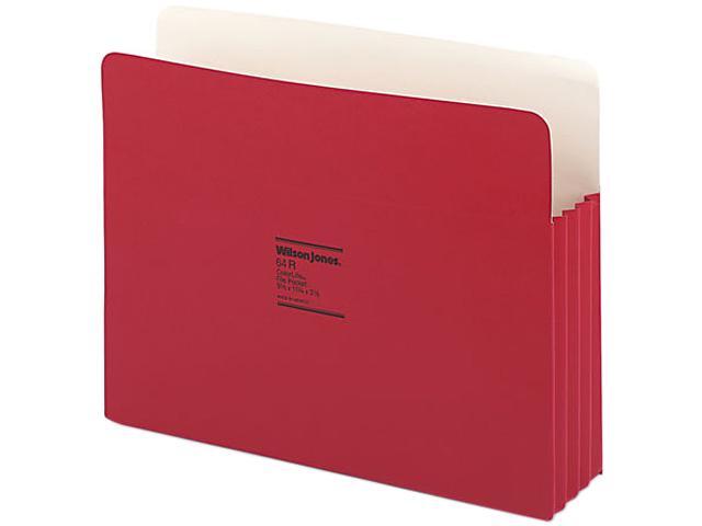 Wilson Jones 64R ColorLife 3 1/2 Inch Expansion Pocket, Straight Tab ...