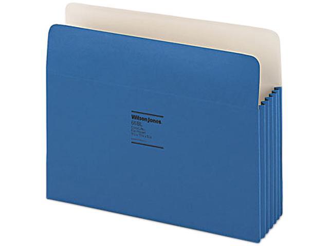 Wilson Jones 66BL ColorLife 5 1/4 Inch Expansion Pocket, Straight Tab ...