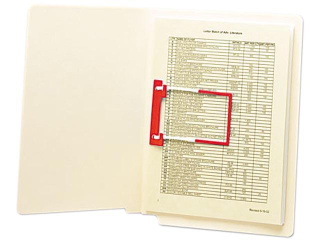 Smead 68260 U-Clip Bonded File Fasteners, Two Inch Capacity, Orange and ...