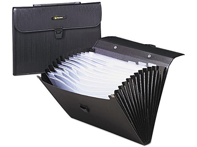 Wilson Jones 91165 Expanding Brief, 13 Pockets, Poly, Letter, Black ...