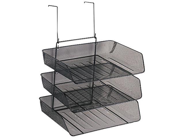 Fellowes Mesh Partition Additions Triple Tray - Newegg.com