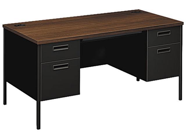 Metro Classic Double Pedestal Desk, 60w x 30d x 29-1/2h, Columbian ...