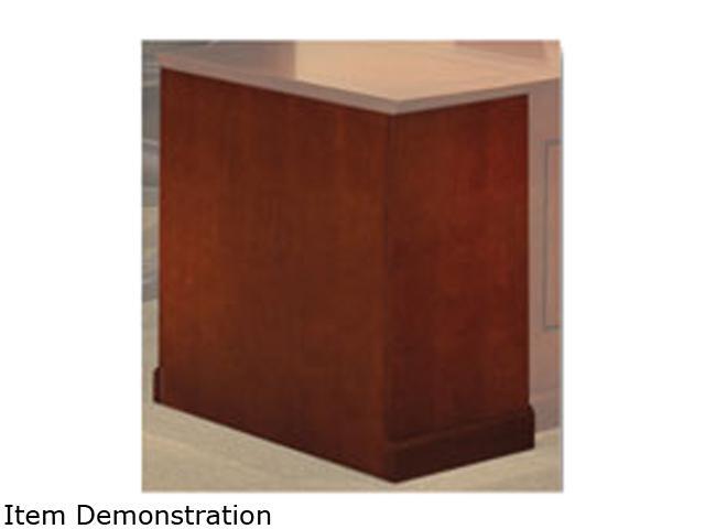 Mayline Sorrento Series Wood Veneer Right Leg For Desk Top, Bourbon ...