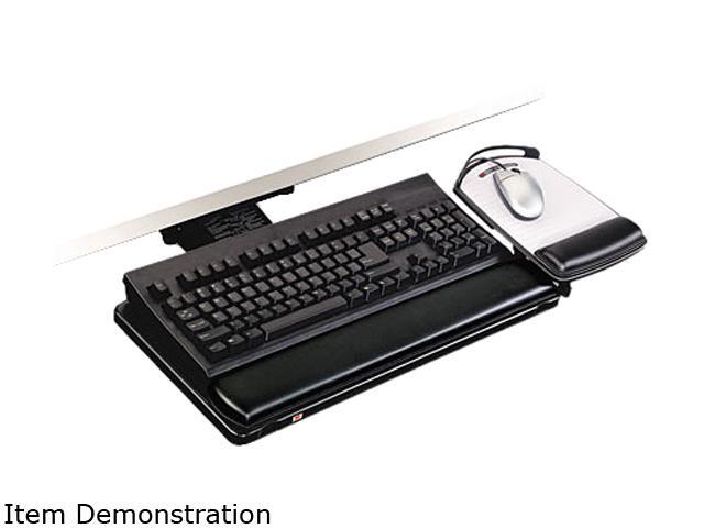 3M MMMAKT80LE Knob Adjust Keyboard Tray With Highly Adjustable Platform ...