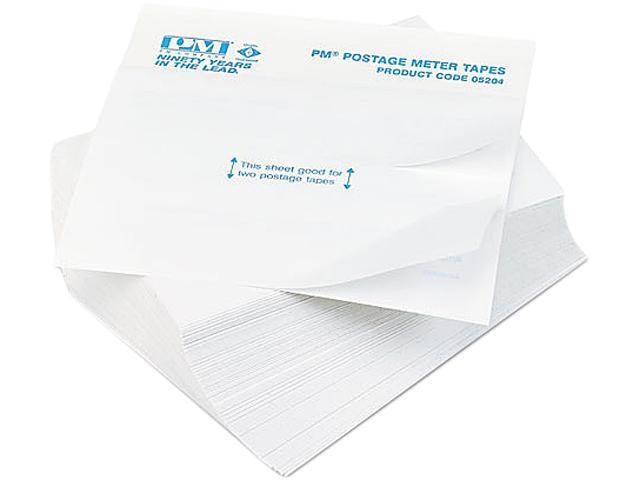 PM Company 05204 Postage Meter Double Tape Sheets, 4 x 5-1/2, 300/Pack ...