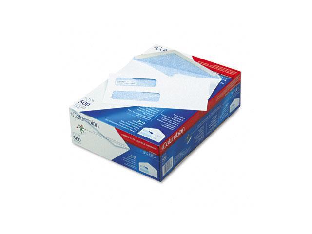 Columbian CO158 Dubl-Vue Poly-Klear Double Window Envelope/Tint, #8-5/8 ...