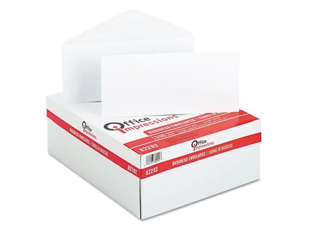 Office Impressions Plain Envelopes, #10, White, 500/Box - Newegg.com