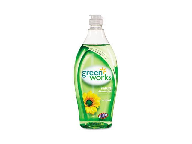 Clorox 30168 Green Works Natural Dishwashing Liquid Original, 22 oz ...