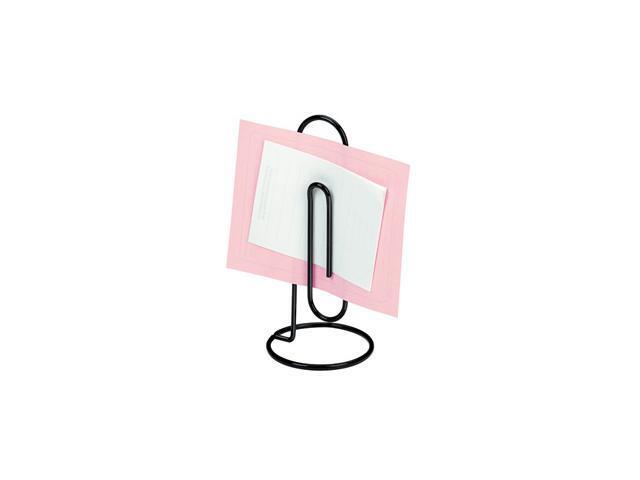 Fellowes 55112 Paper Clip Memo Holder, Steel/Wire, 3 dia x 6 1/2h ...