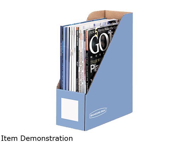 Bankers Box 6110101 Decorative Magazine File, 4 x 9 x 11 1/2 ...