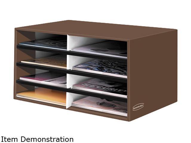 Bankers Box 6130301 Decorative Eight Compartment Literature Sorter ...