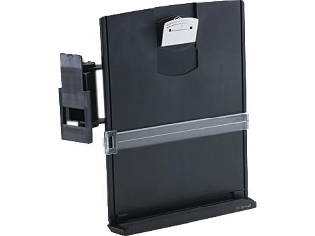 3M DH440MB Adjustable Monitor Mount Clip Copyholder, Plastic, 35 Sheet ...