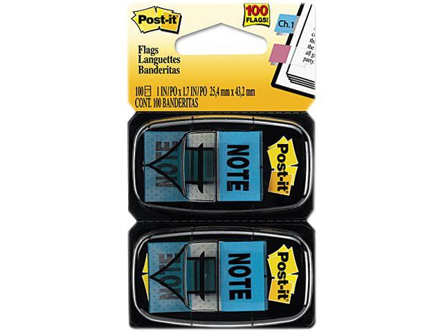 Post-it Flags 680-NT2 Arrow Message 1" Flags, "Note", Blue, 2 50-Flag ...
