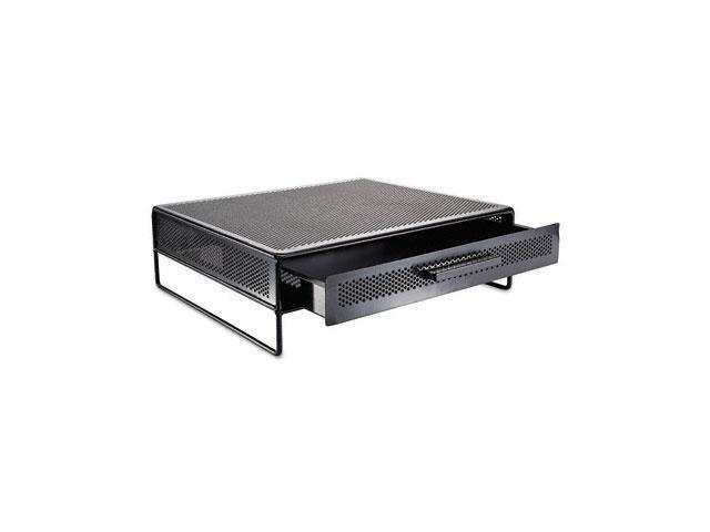 Rolodex 82443 Monitor Stand with Drawer/Cord Organizer, 14 5/8w x 13d x ...