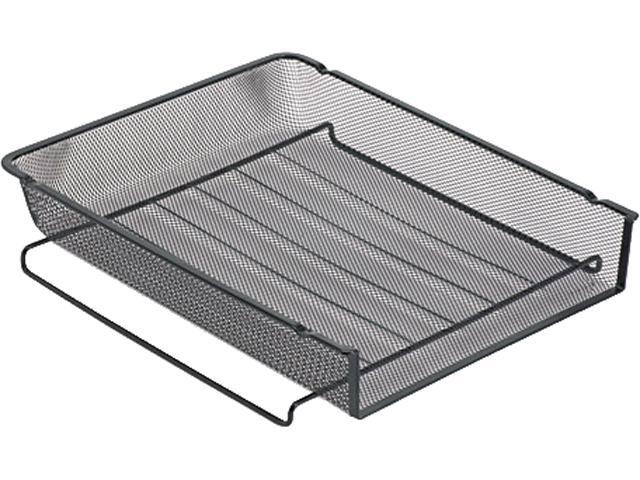 Rolodex 22211ELD Mesh Stackable Front Load Letter Tray, Wire, Black ...
