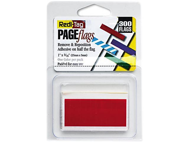 Redi-Tag 20022 Removable/Reusable Page Flags, Red, 300/Pack - Newegg.com