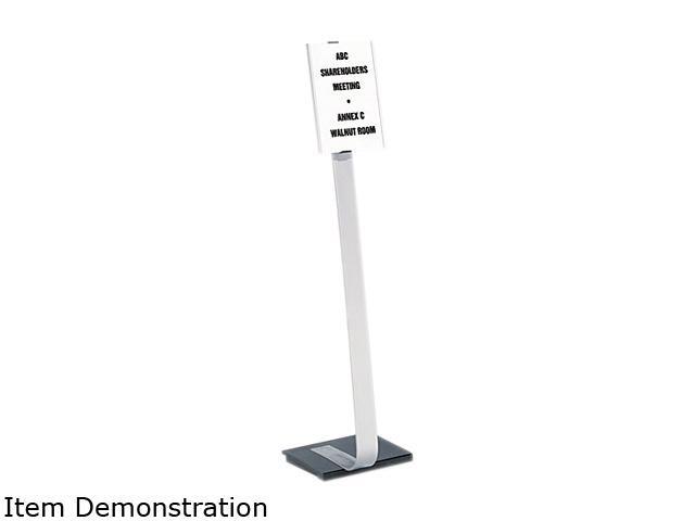 Durable 4814-23 Info Sign Duo Floor Stand, Letter-Size Inserts, 15 x 44 ...