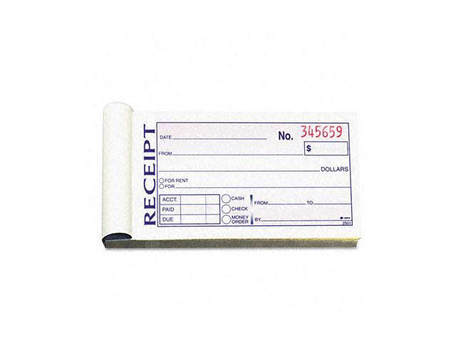 Adams DC2501 Receipt Book, 2-3/4 x 5-3/8, Two-Part, 50 Forms - Newegg.com