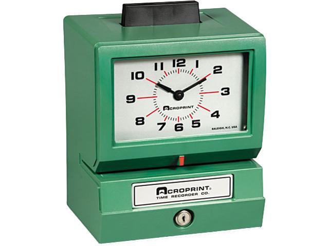 Acroprint 01-1070-413 Model 125 Analog Manual Print Time Clock with ...