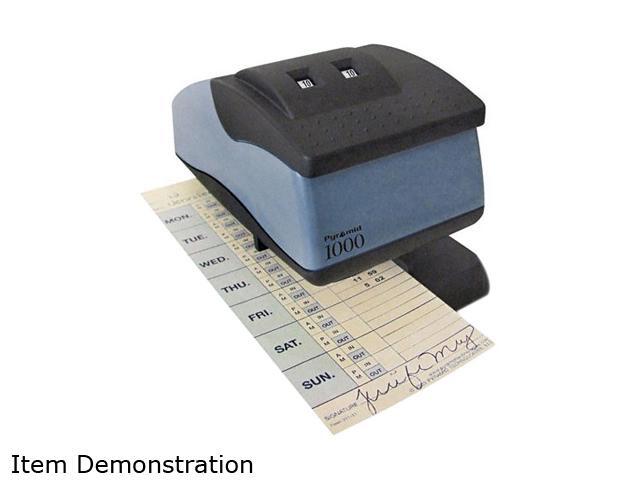 Pyramid Technologies 1000(PTI) Manual Time Clock Stamp, Gray - Newegg.com