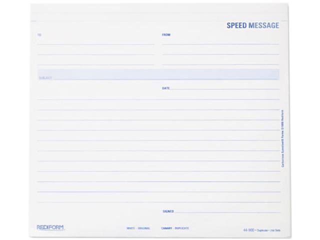 Rediform 44-900 Speed Letters, 7 x 8-1/2, Two-Part Carbonless, 250 ...