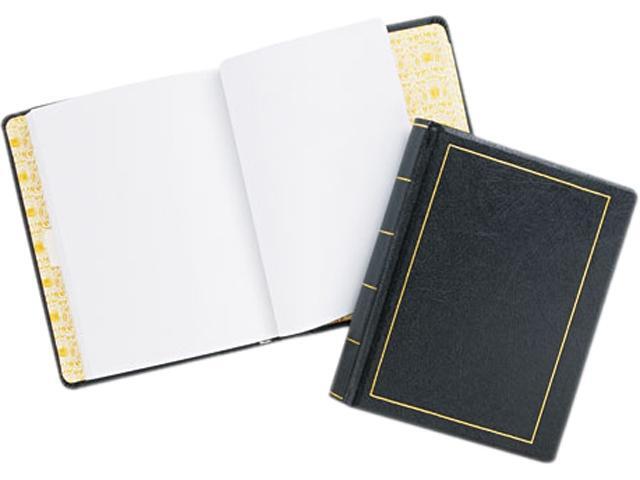 Wilson Jones 0395-11 Looseleaf Minute Book, Black Leather-Like Cover ...