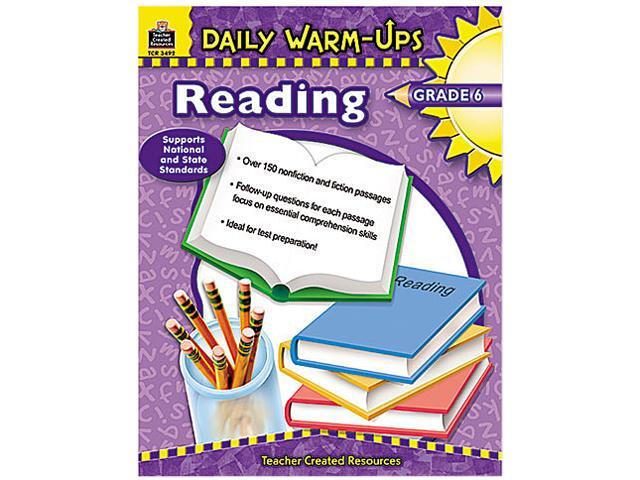 Teacher Created Resources 3492 Daily Warm-Ups: Reading, Grade 6 ...