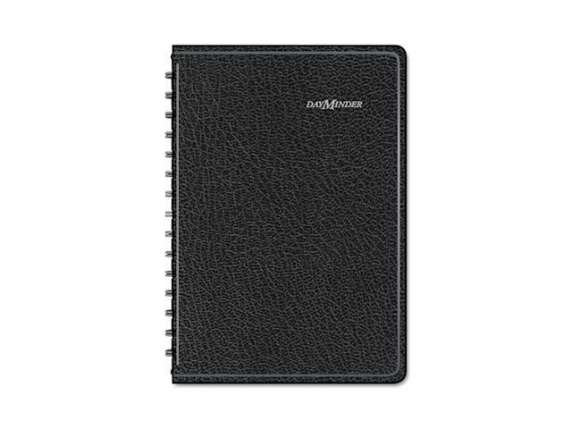 DayMinder Premiere G100-00 Recycled Daily Appointment Book, Black, 4 7/ ...