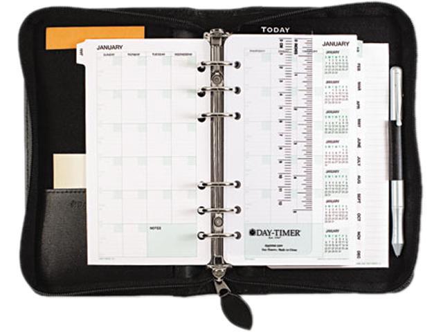 Day-Timer 41746 Bonded Leather Organizer Starter Set, 3-3/4 x 6-3/4 ...