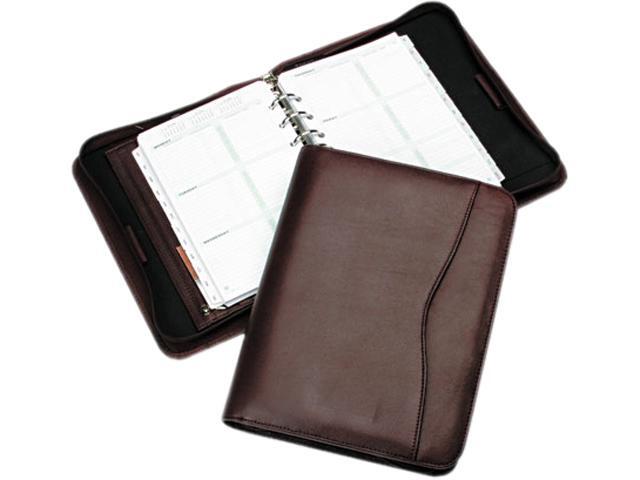 Day-Timer 82153 Verona Leather Zippered Organizer Starter Set, 5-1/2 x ...