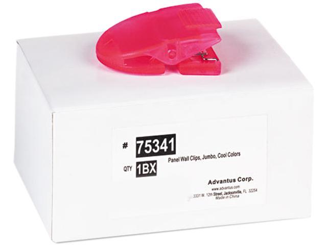 Advantus 75341 Fabric Panel Wall Clips, Jumbo Size, Assorted Cool ...