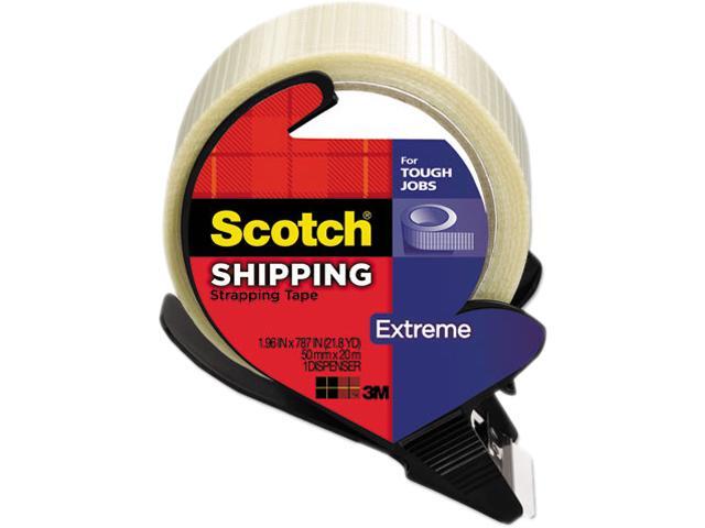 Scotch 8959-RD Extreme Application Packaging Tape & Dispenser, 1.88" x ...