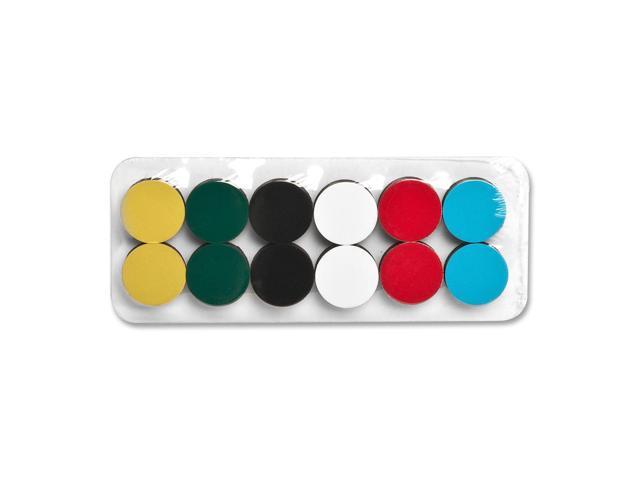 Magna Visual HEM-12 High Energy Circle Magnets, Magnetic, Assorted, 3/4 ...