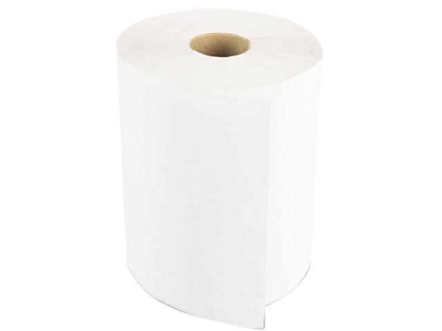 Boardwalk BWK6254 - Hardwound Paper Towels, 8" x 800ft, 1-Ply Bleached ...