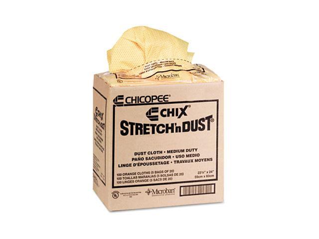 Chix 0416 Stretch ’n Dust Dusters, Cloth, 23-1/4 x 24, Orange/Yellow ...