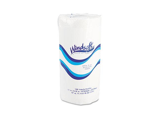 Windsoft 1220RL Paper Towel Roll, 11 x 8 4/5, White, 100/Roll - Newegg.com