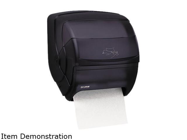 San Jamar T850TBK Integra Lever Roll Towel Dispenser, 11 1/2 x 11.15 x ...
