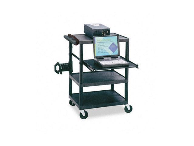 Quartet TPW35Q Multimedia Projector/AV Cart, Four Shelves, 24 x 18 x 35 ...