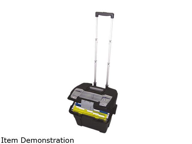 Storex Premium File Cart, 16-3/8 x 17 x 15, Black - Newegg.com