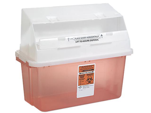 Medline MDS705151 Sharps Container, Freestanding & Wall Mountable, 5 qt ...