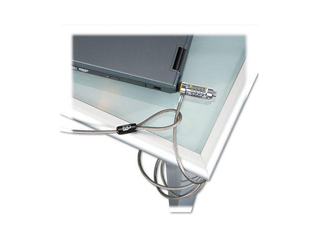 Kensington 64561 Combosaver Combination Laptop Lock, 6ft Steel Cable ...