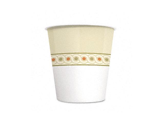 Dixie 58SAGE Sage Design Paper Water Cups, Flat Bottom, Waxed, 5 oz ...
