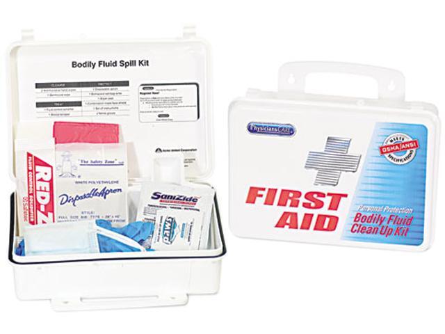 PhysiciansCare 91100 Bloodborne Pathogen Kit, OSHA/ANSI Compliant ...