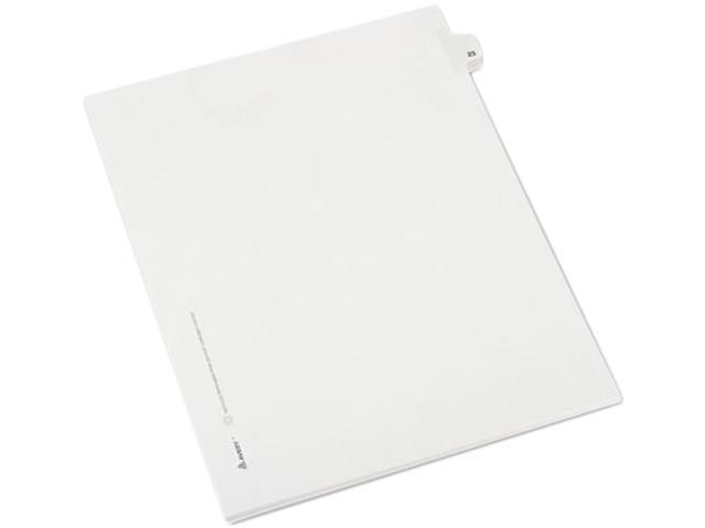 Avery 82221 Allstate-Style Legal Side Tab Divider, Title: 23, Letter ...