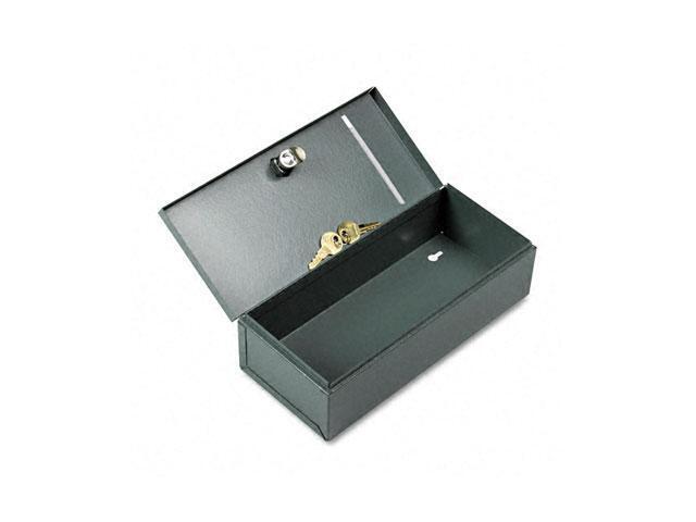 Buddy Products 0590-1 Steel Security Check File Box with Key Lock, Gray ...