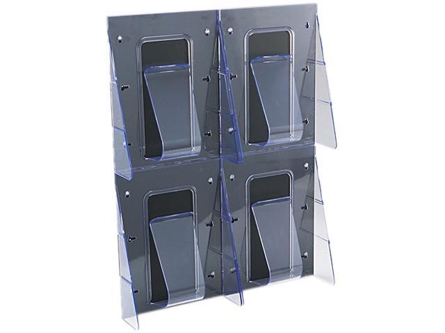 Multi-Pocket Wall-Mount Literature Systems, 18-1/4w x 2-7/8d x 23-1/2h ...