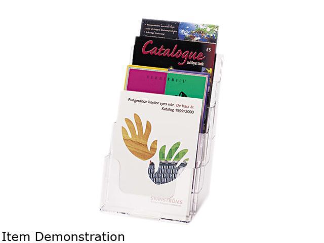 Multi Compartment DocuHolder, 4 Compartments, 6-1/2w x 6-1/4d x 10h, Clear - Newegg.com