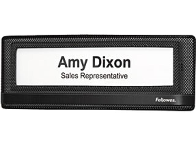 Fellowes FEL7703201 Mesh Partition Nameplate - Newegg.com